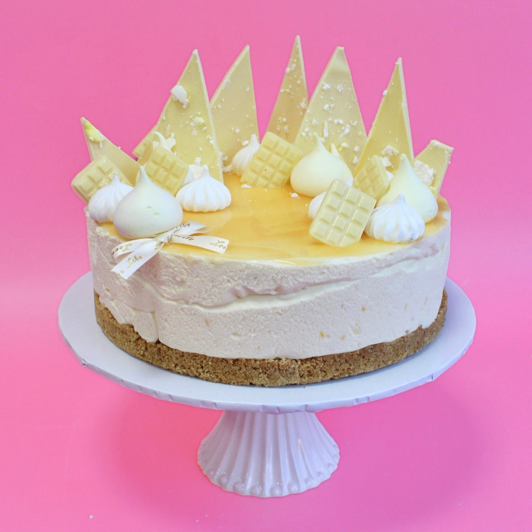 Luxury Lemon & White Chocolate Cheesecake | Love Lily Cakes