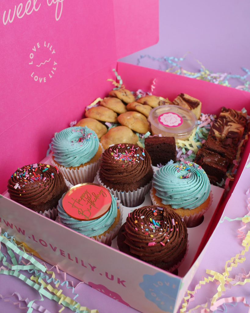 Happy Birthday Cupcake & Dipping Box | Love Lily Cakes