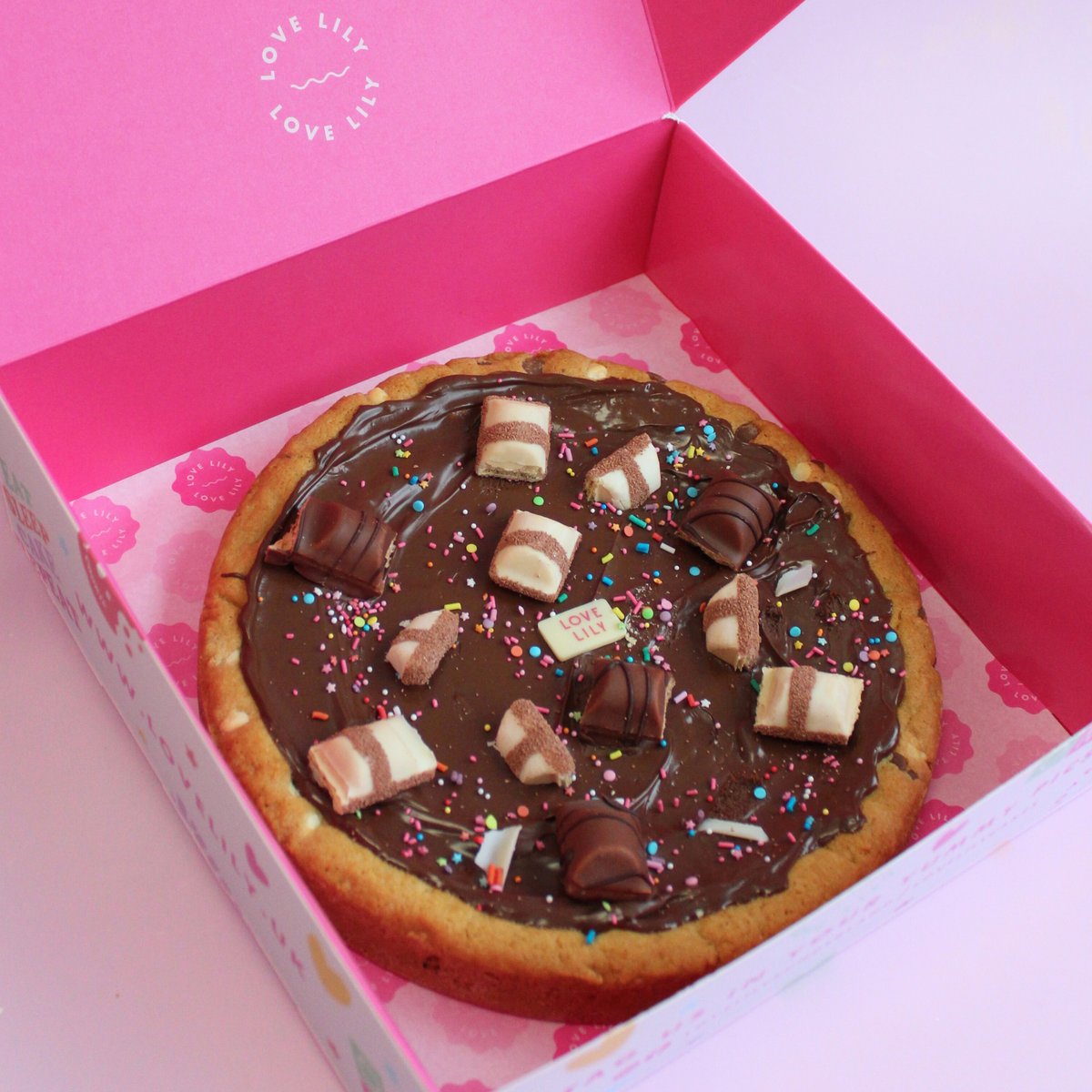 Nutella Cookie Pie | Love Lily Cakes