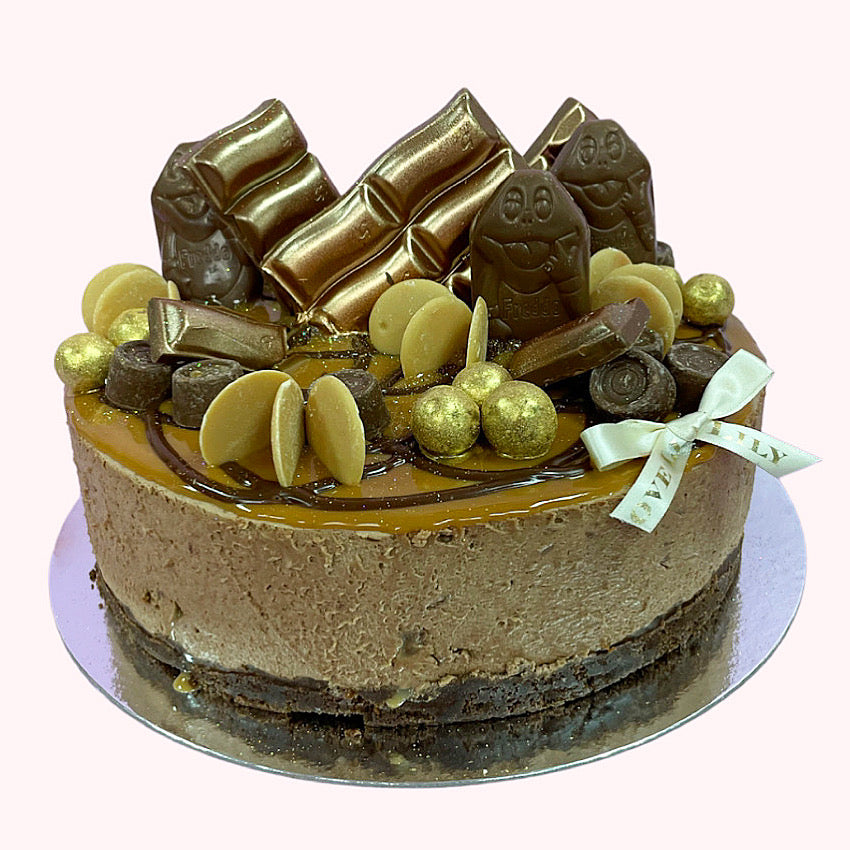 Luxury Chocolate & Caramel Overload Cheesecake | Love Lily Cakes